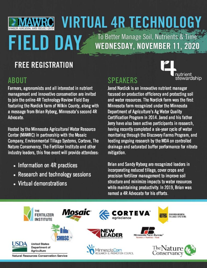 4R Virtual Field Day - MN Soil Health Coalition