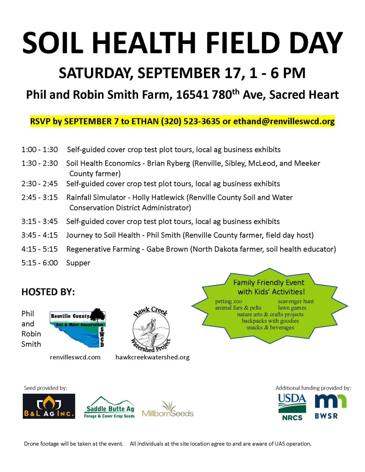 SOIL HEALTH FIELD DAY - MN Soil Health Coalition