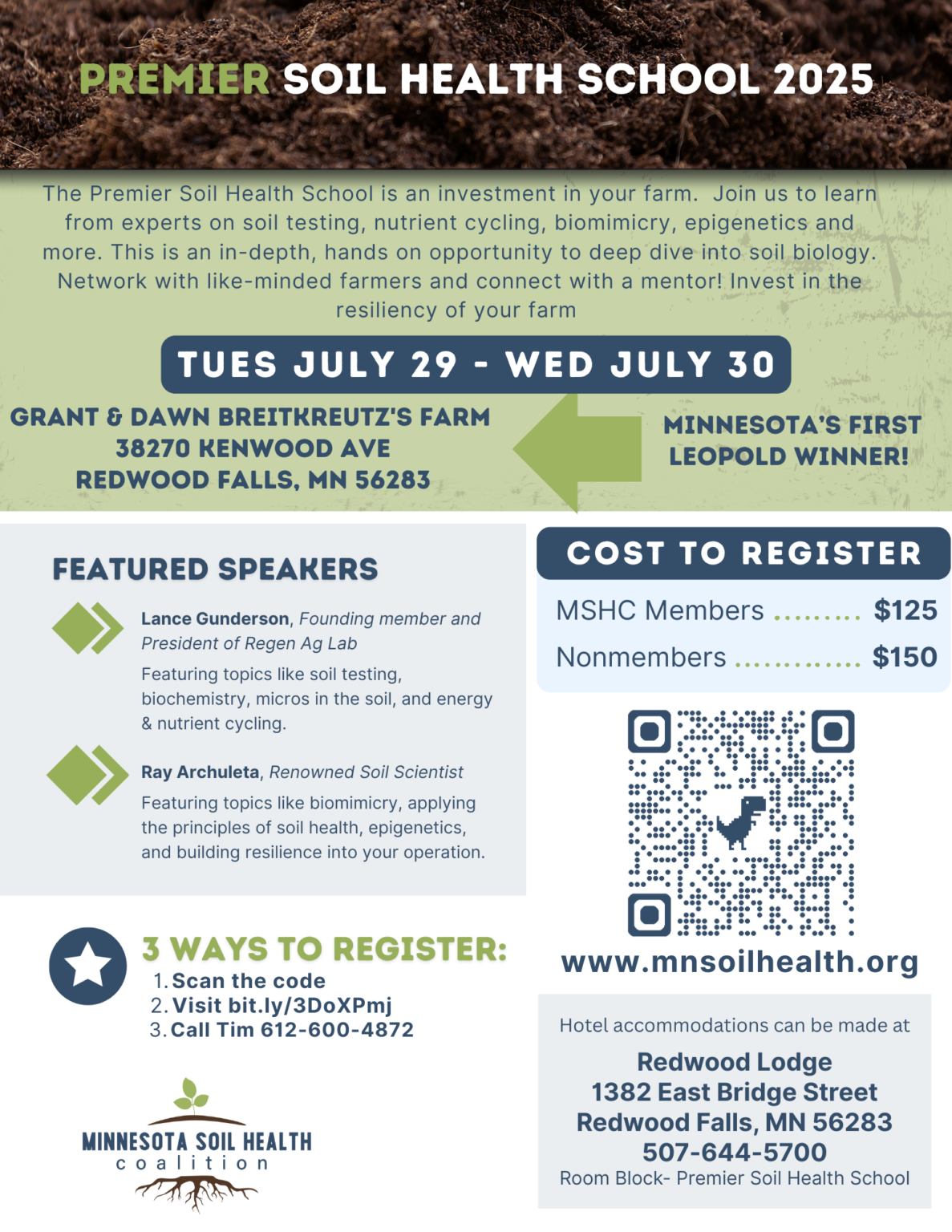 2025 Premier Soil Health School - MN Soil Health Coalition