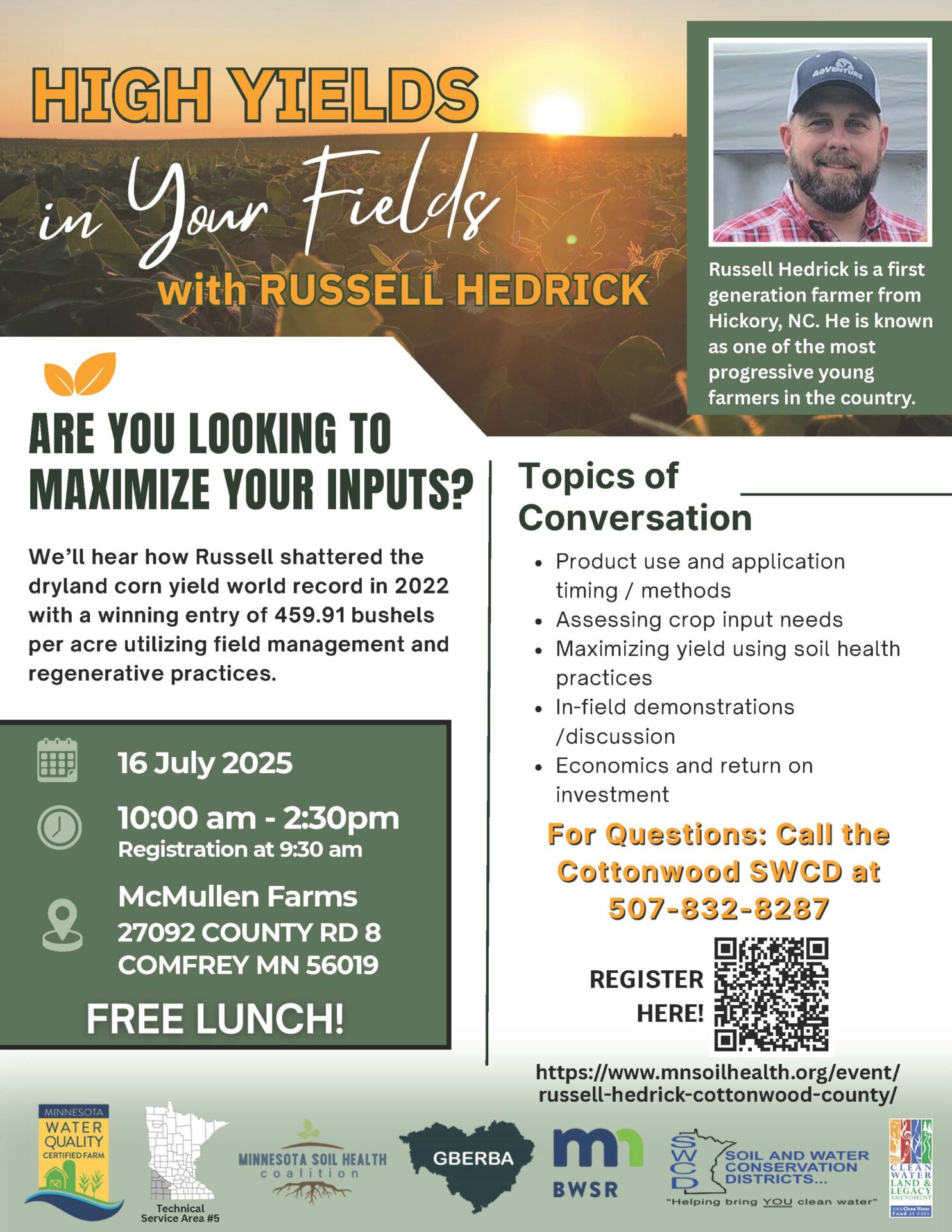 Russell Hedrick - Cottonwood County - MN Soil Health Coalition