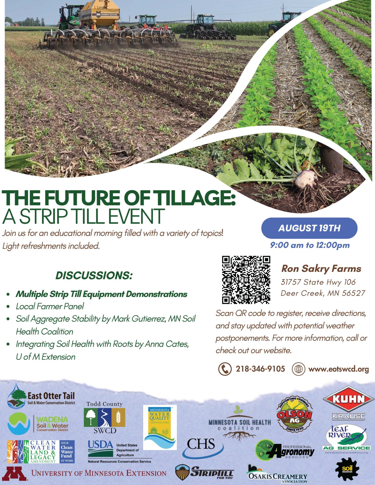The Future of Tillage: A Strip Till Event - MN Soil Health Coalition